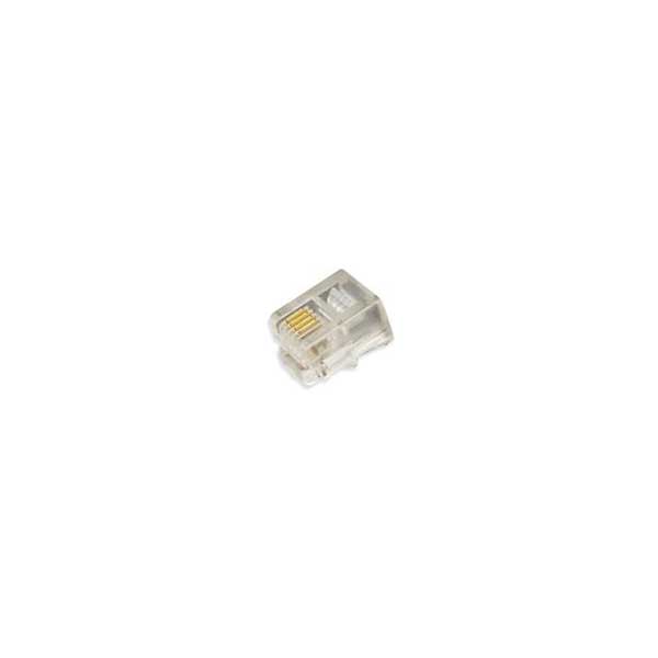 RJ11 Modular Plug - 6P4C / Solid