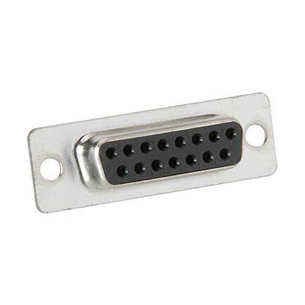 15 Pin Solder Type D-Sub Connector (Female)