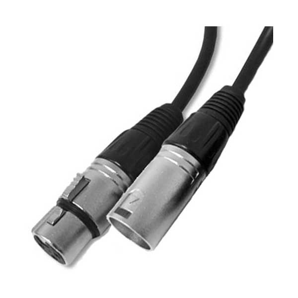 3' MIC CABLE XLR-M/XLR-F