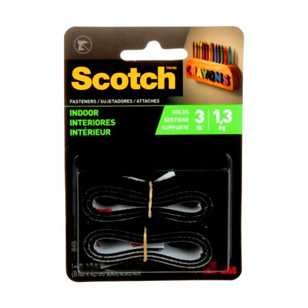 3M Scotch Indoor Fasteners Hook & Loop Strips