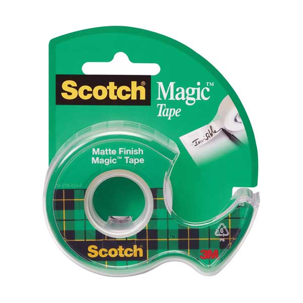 3M Scotch Magic Invisible Tape with Dispenser