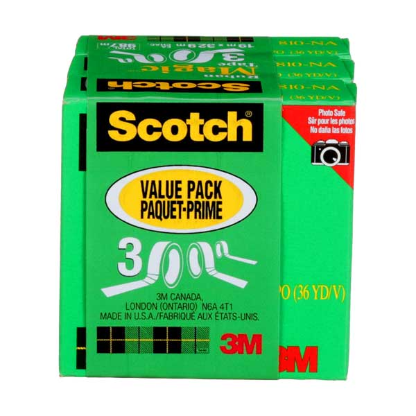 3M Scotch Magic Tape Rolls | 3/4 in x 36 yd
