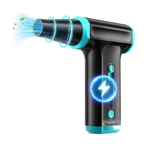 110,000 RPM Rechargeable Cordless Compressed Air Duster