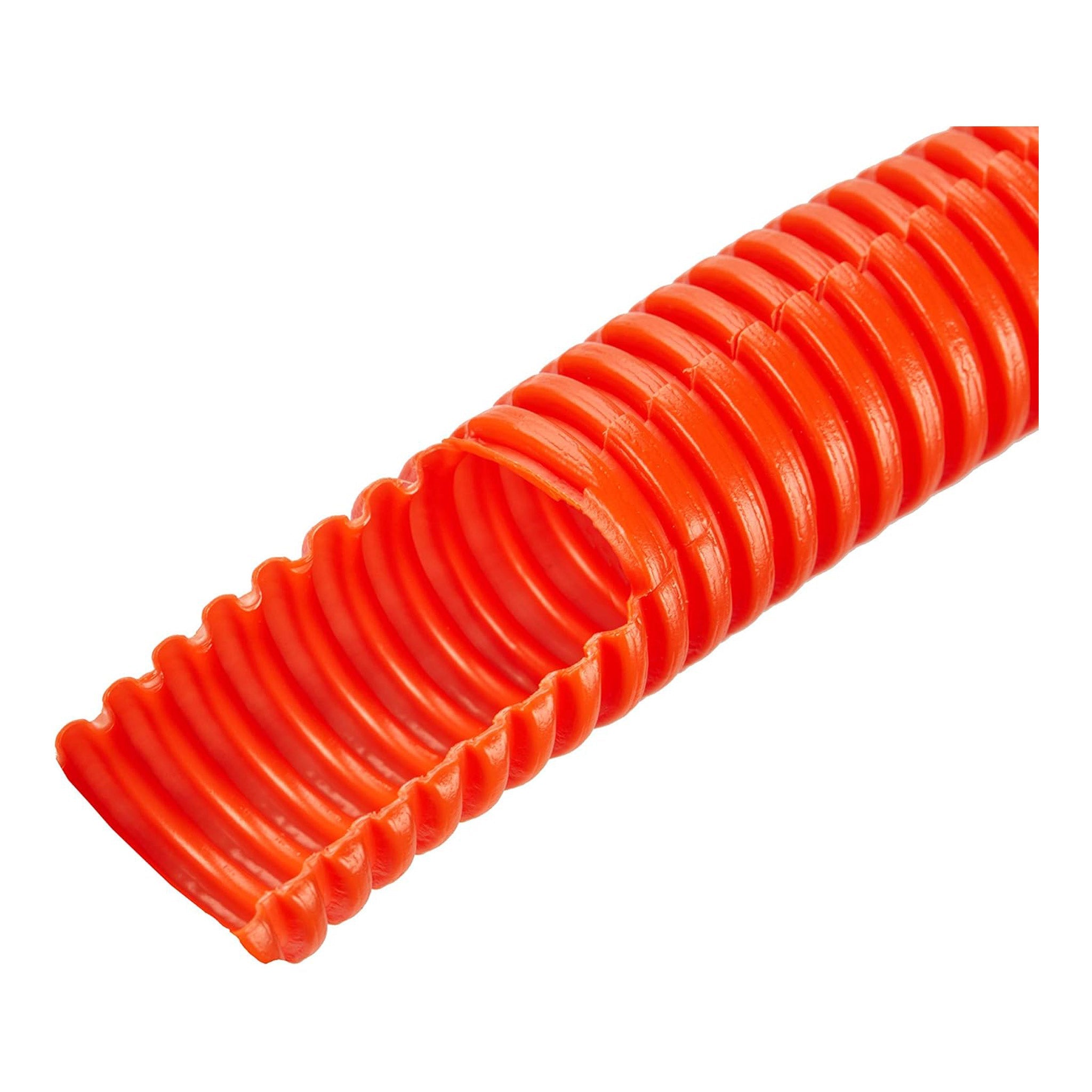 Altex Preferred MFG Corrugated Orange Wire Loom Tubing - 1" I.D. / 100