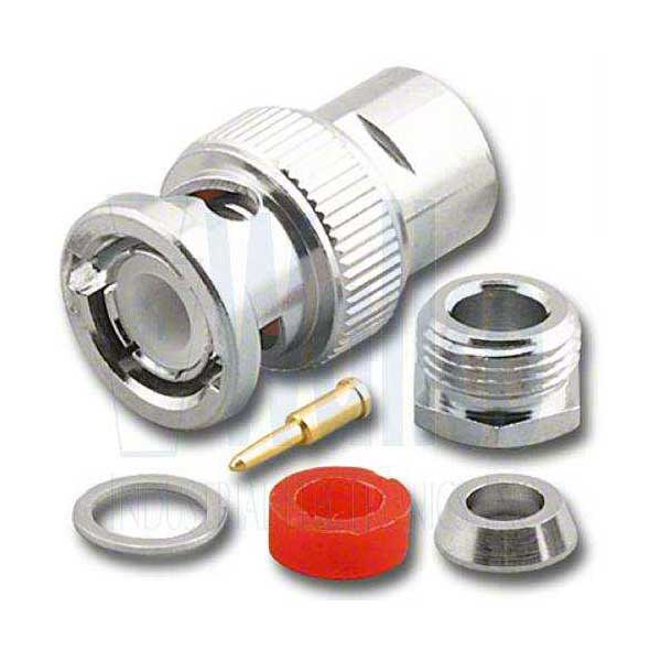 BNC Male Clamp/Solder Connector for RG-58/U