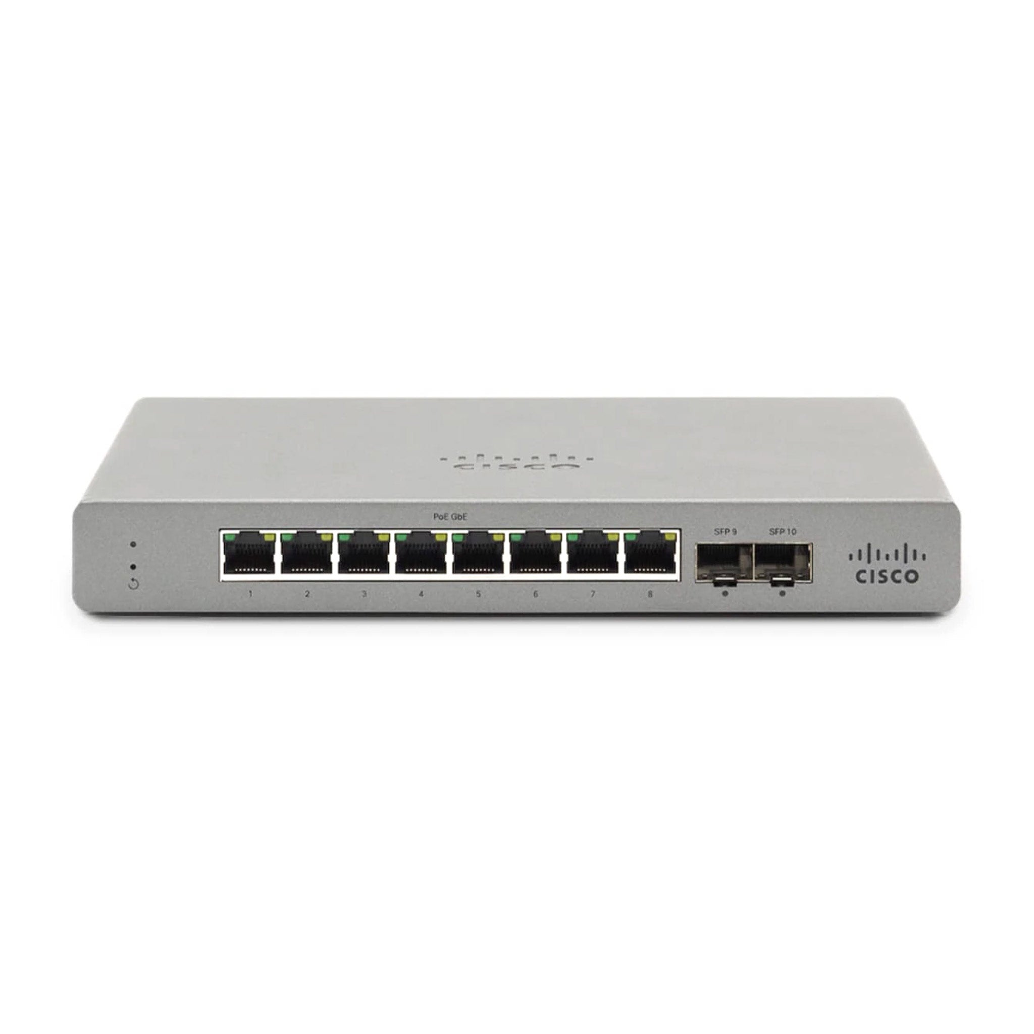 Cisco 8-Port PoE Gigabit Network Switch 2 SFP Slots