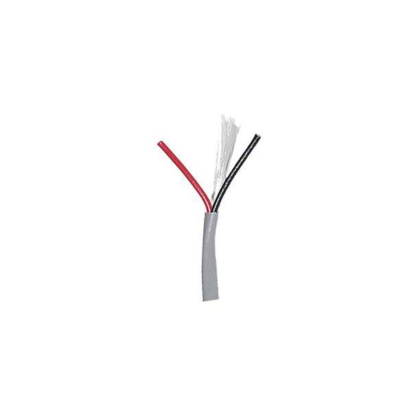 Condumex 656021-1K 18AWG, 2 Conductor, Unshielded Cable, PVC, Grey, 10