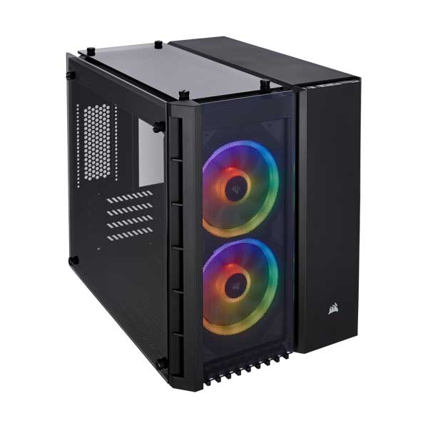 CORSAIR Crystal 280X RGB Tempered Glass Micro ATX Case