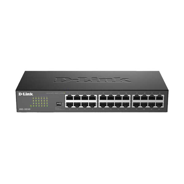 D-Link 24-Port Gigabit Unmanaged Desktop Switch (DGS-1024D)