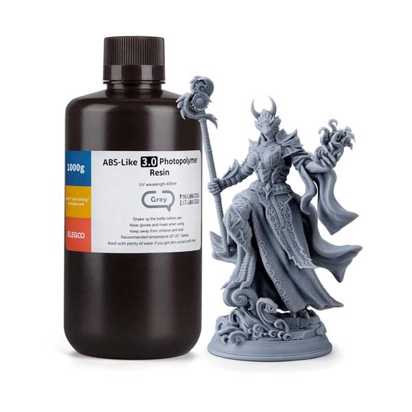 ELEGOO 1kg 405nm ABS-Like Resin V3.0 - Grey