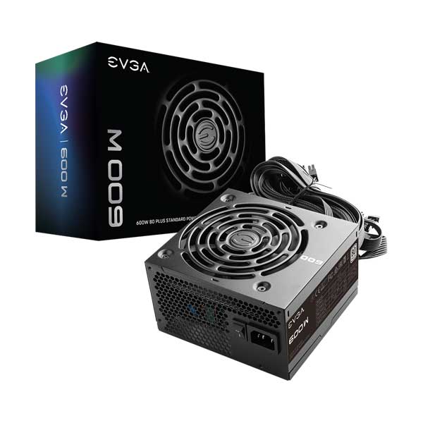 EVGA 600W 80Plus Power Supply (100-W1-0600-K1)