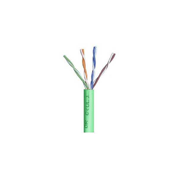 Green Cat5e Cable, 24AWG, 4-Pair, 350MHz, Sold By The Foot