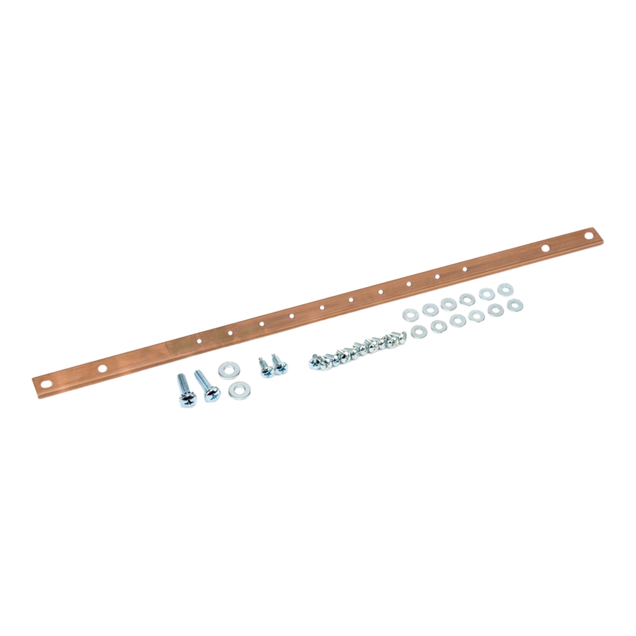 Hammond Manufacturing GRDBAR19 19" Horizontal Rack Mount Copper Busbar