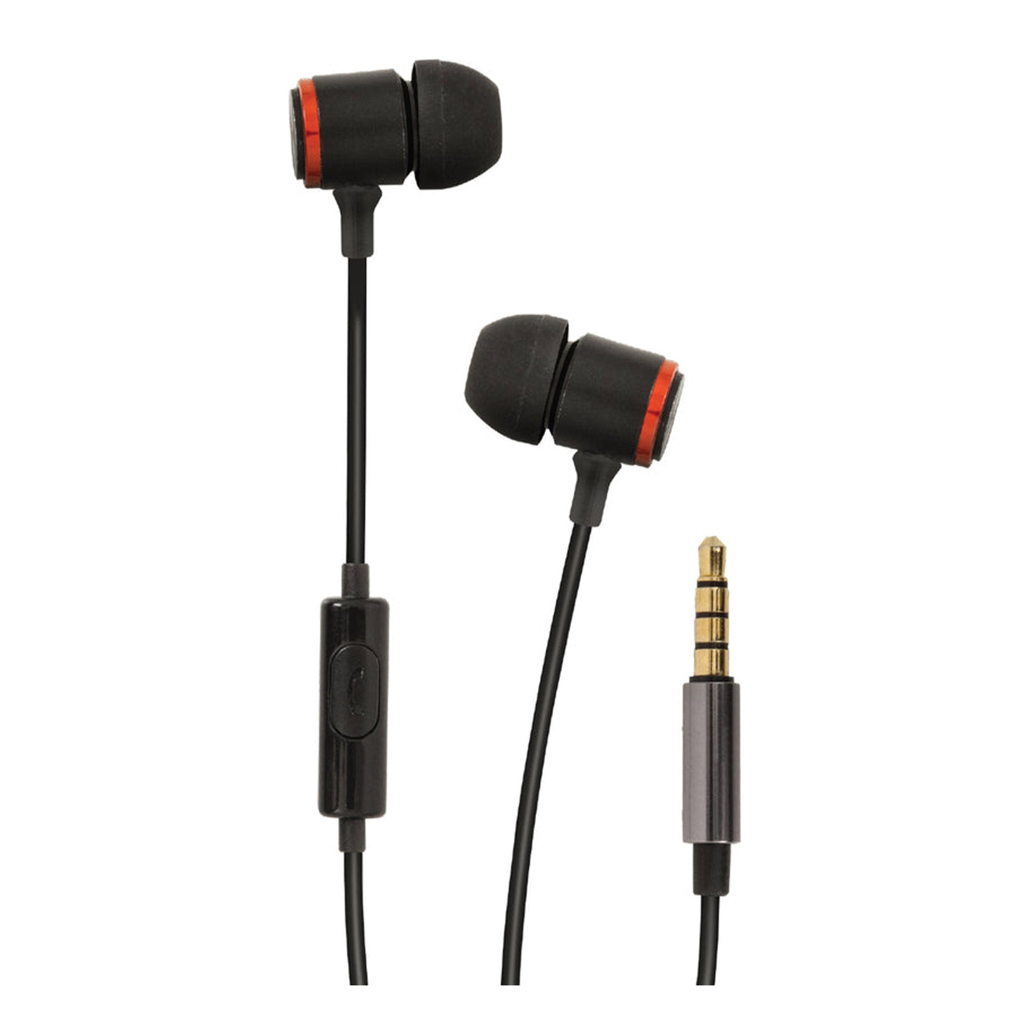 Helix ETHAUD35 3.5mm HD Audio High Fidelity Earbuds - Black