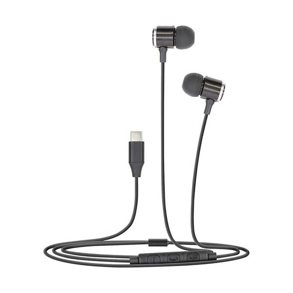 Helix ETHAUDC UltraBuds High Fidelity USB-C Earbuds with Built-In Mic