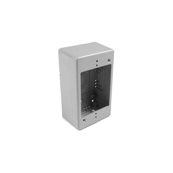 HellermannTyton TSRW-JB2 Junction Box, Single gang, 2" Deep, White