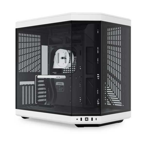 HYTE Dual-Chamber Mid-Tower ATX Computer Case Black / White