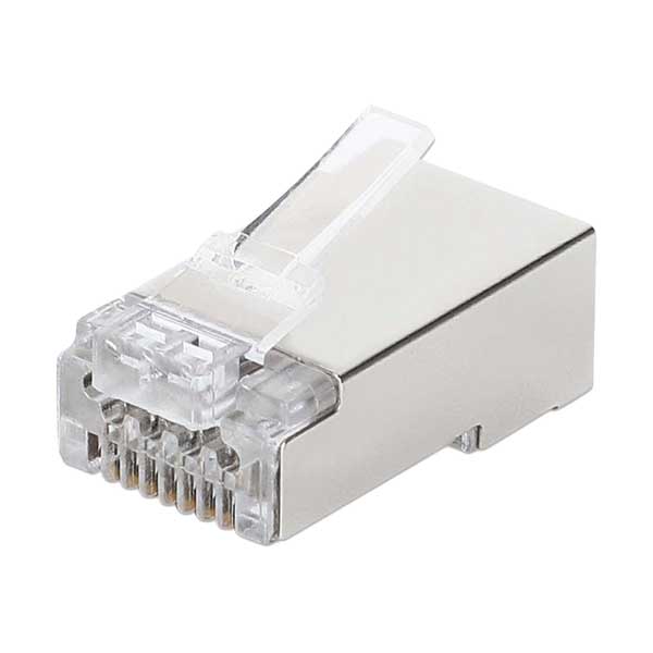 Intellinet CAT6a 10G Shielded RJ45 Modular Plugs - 100-Pack