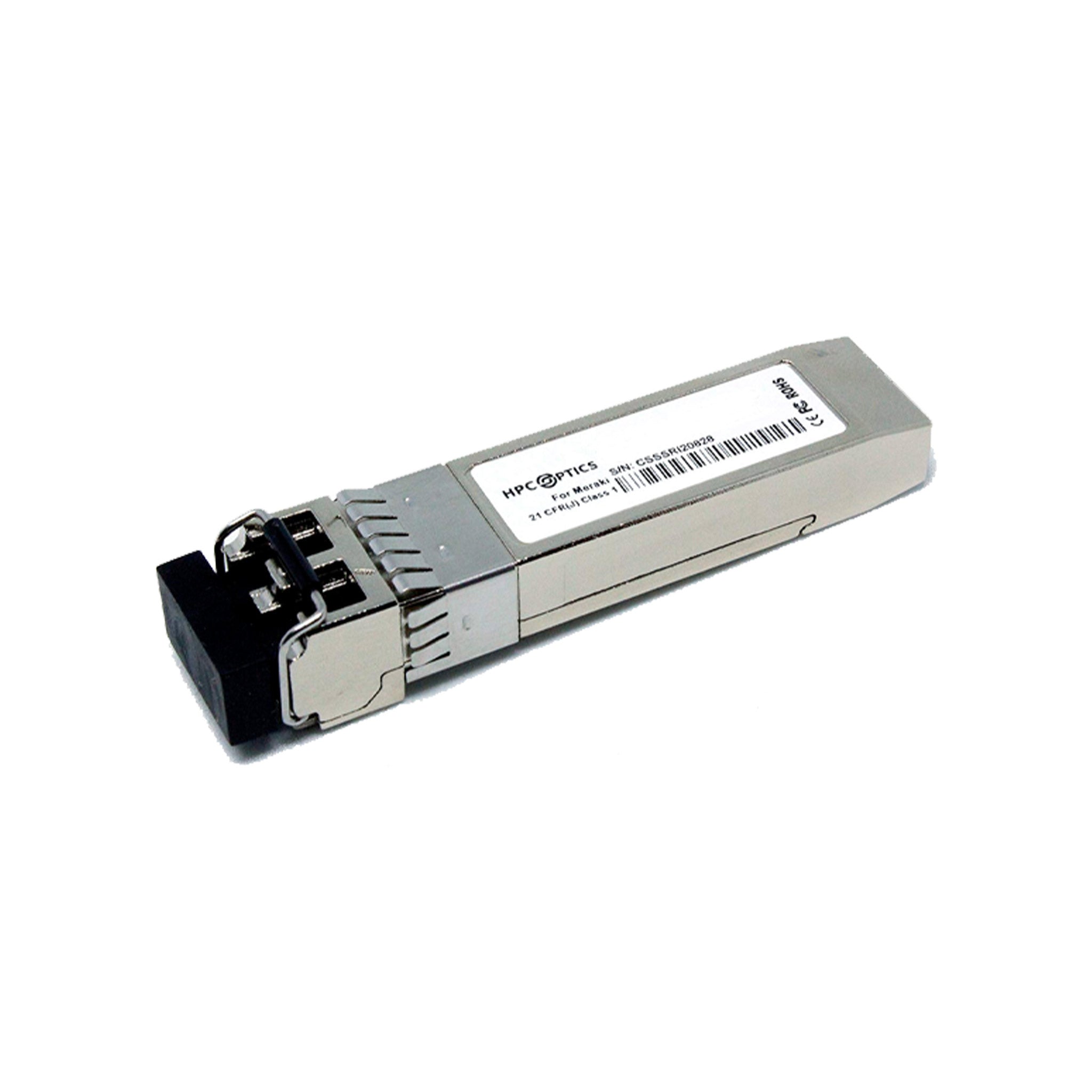 Meraki 10 GbE SFP+ SR Multi-Mode Fiber Transceiver