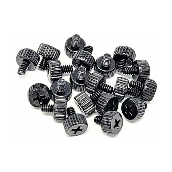 Micro Connectors PC Case Thumb Screws 6#-32 x5 M3.5 20-Pack