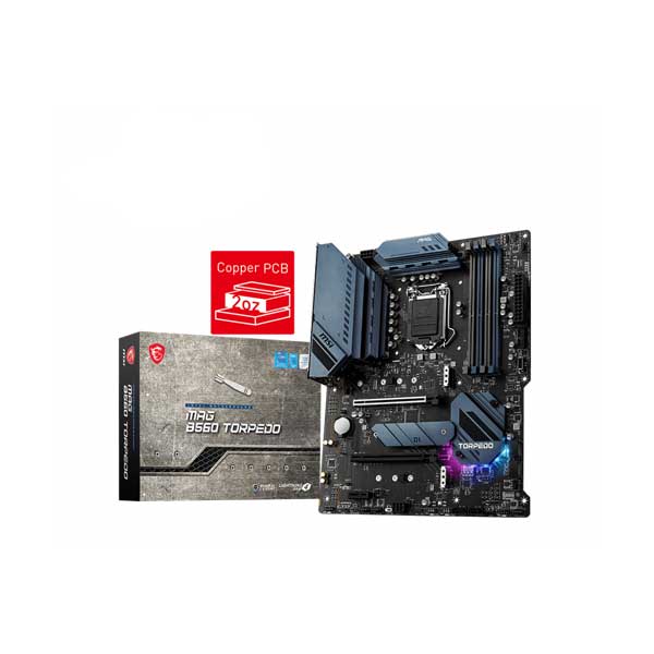 MSI MAG B560 TORPEDO Intel B560 LGA1200 Desktop Gaming Motherboard