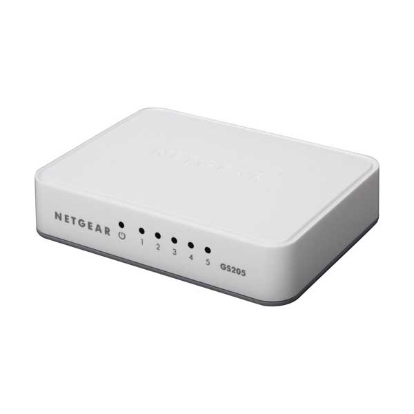 NETGEAR GS205-100PAS 5-Port Gigabit Ethernet Desktop Switch