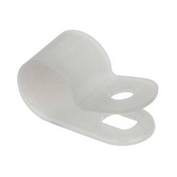 NSI Industries NC-187 3/16" Natural Nylon Cable Clamp 100-Pack