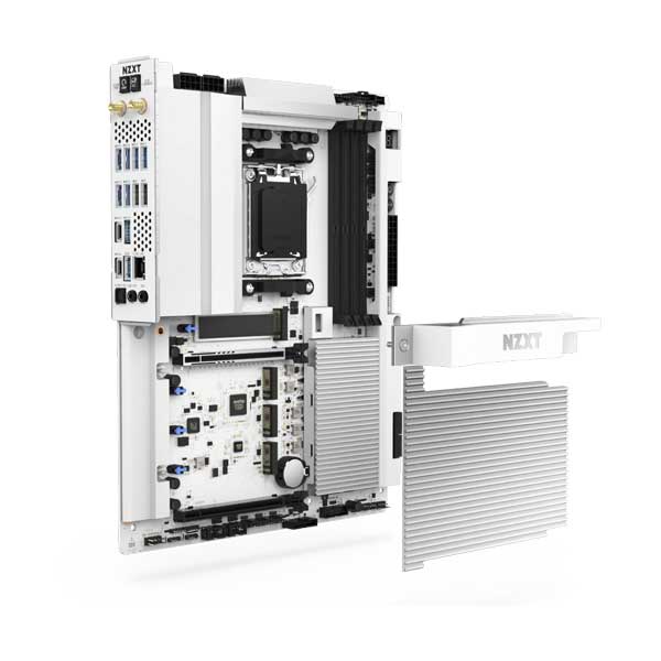 NZXT AMD X870E ATX Gaming Wi-Fi 7 Motherboard Full Cover RGB