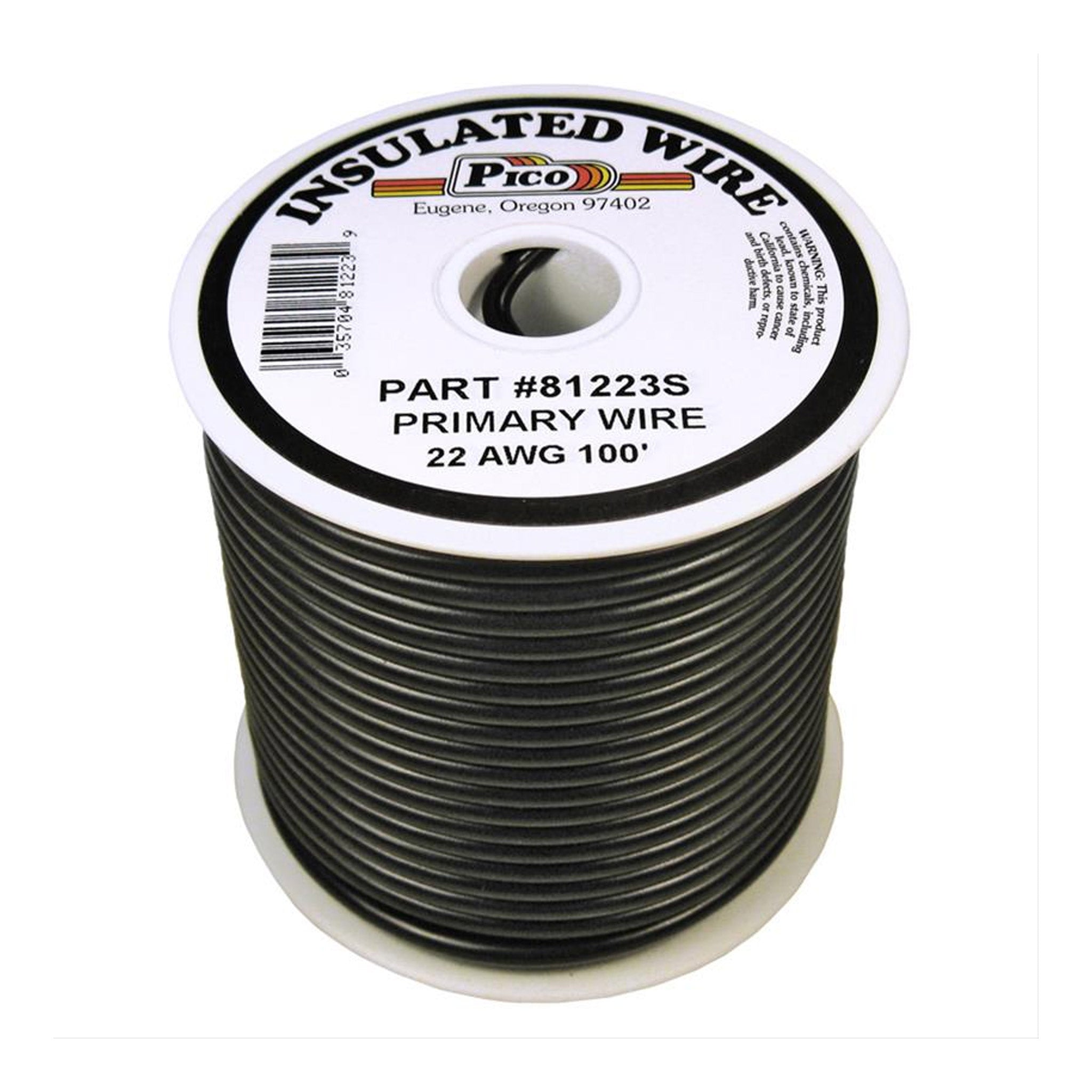 PICO Wiring 81223S 22 AWG Single Conductor PVC Jacket Copper Stranded