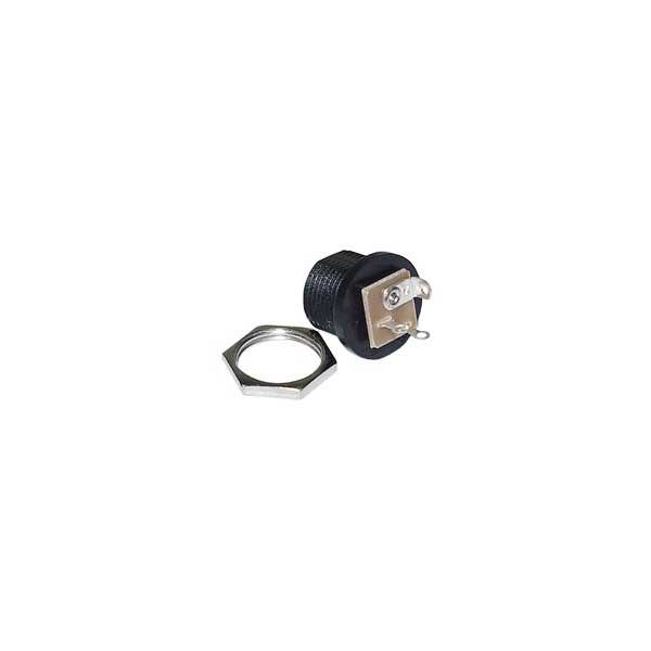 Plastic Panel Mount DC Power Jack - 2.1mm