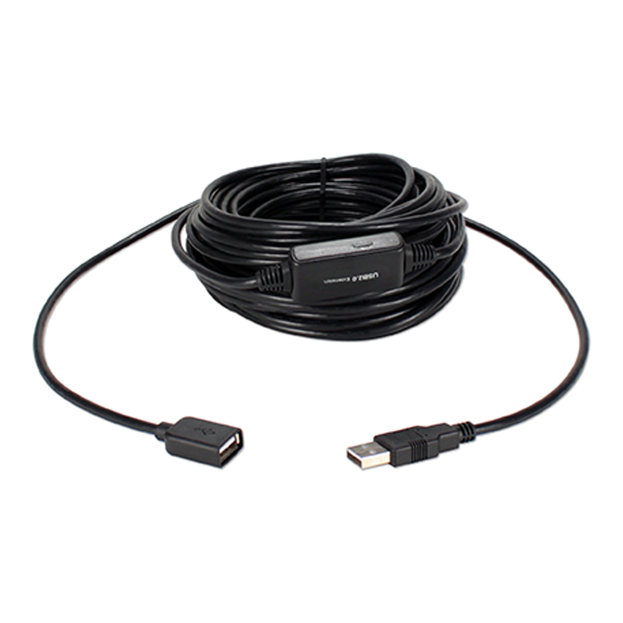 QVS USB2-RPTR-65 65ft USB 2.0 480Mbps Active Extension Cable