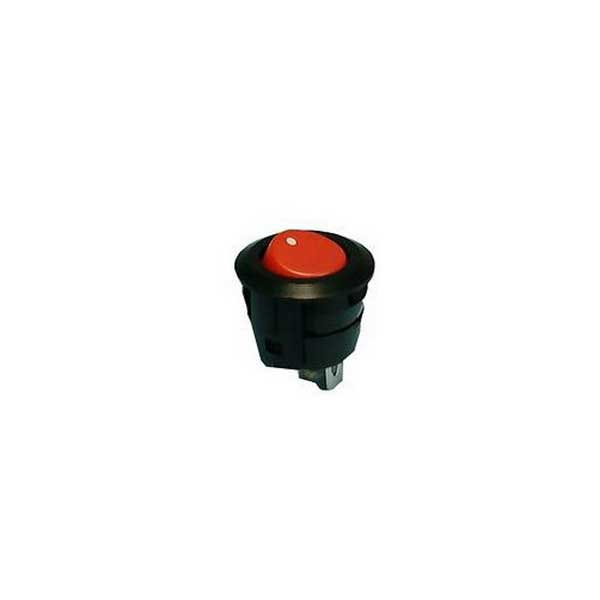 Round Rocker Switch - DPST / On - Off