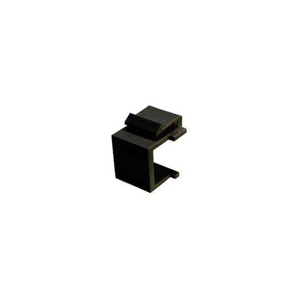 Signamax KP-INB Blank Keystone Wallplate Insert Module - Black