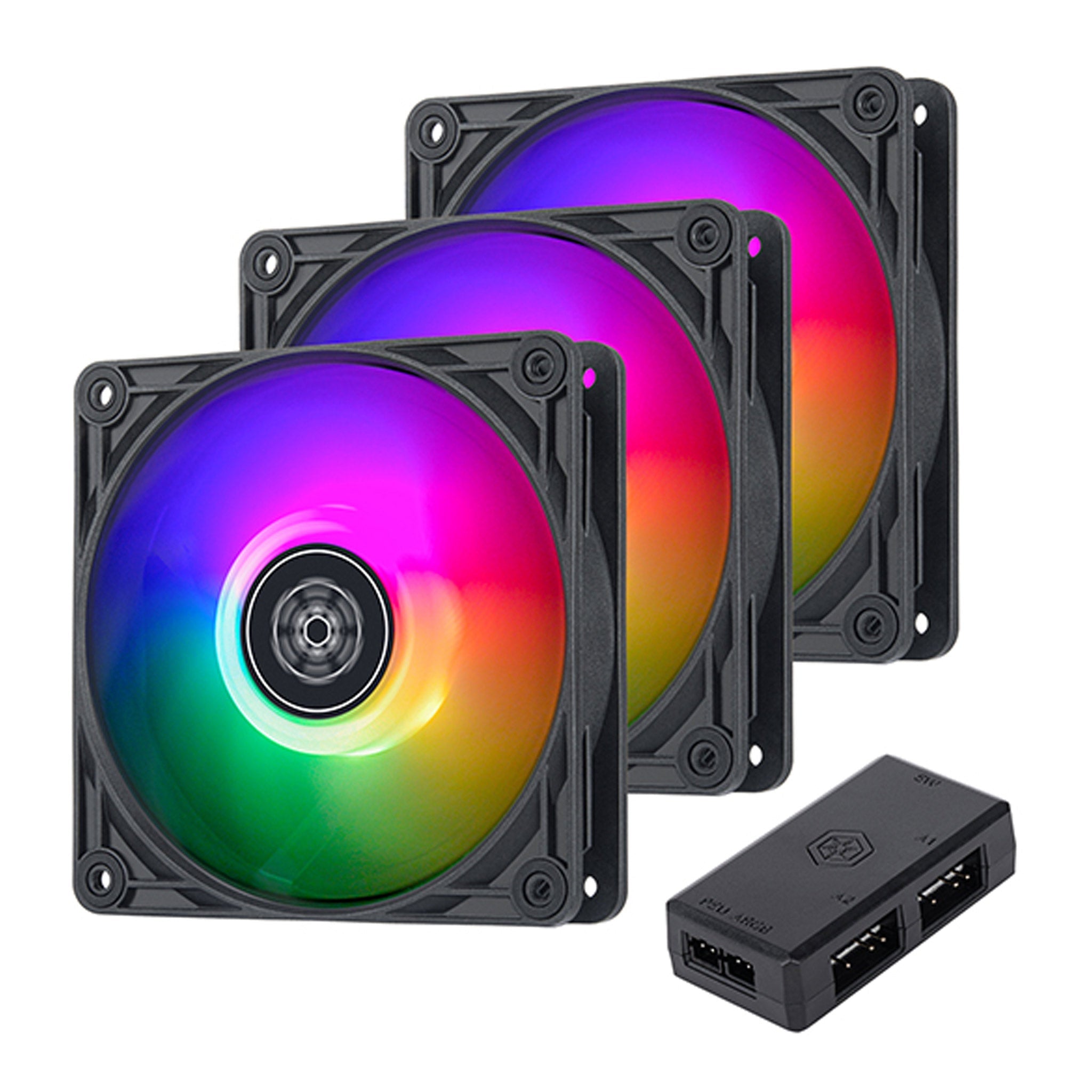 SilverStone Performance VISTA 120mm PWM ARGB Fan 3-Pack