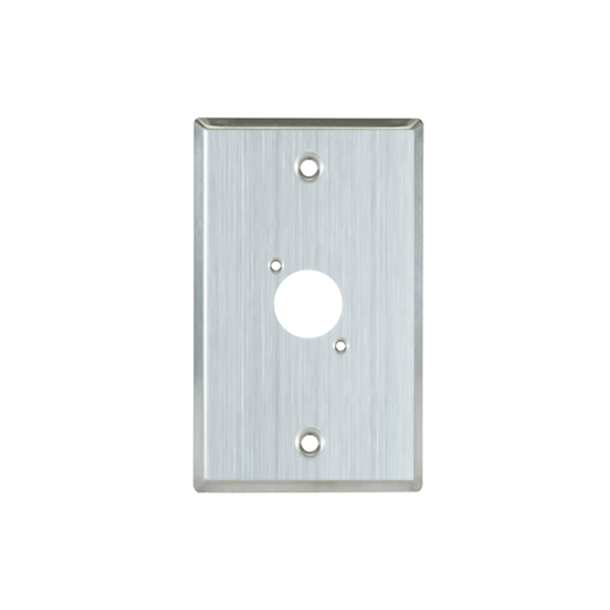 SINGLE GANG SS PLATE 1 HOLE