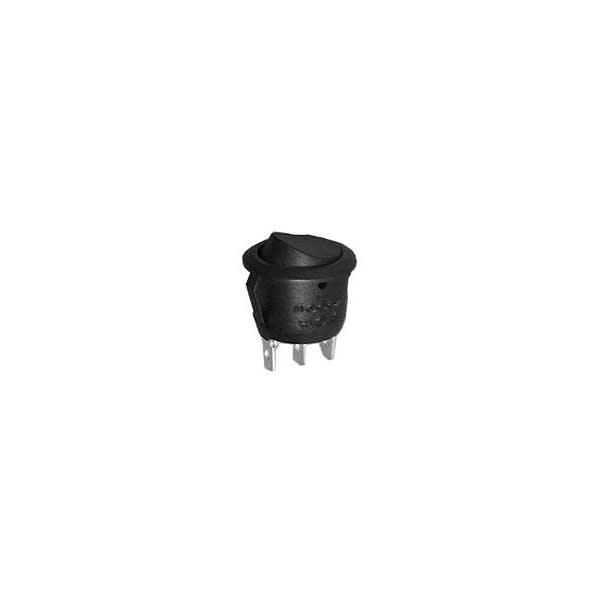 Snap-In Round Rocker Switch - SPDT / On-On