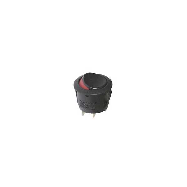 Snap-In Round Rocker Switch - SPST / On-Off