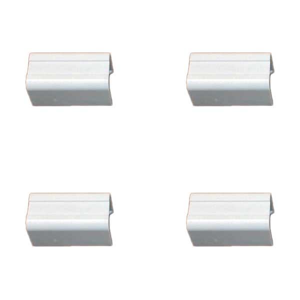 1-3/4" x 1" Joint Cover Connectors for Raceway - White