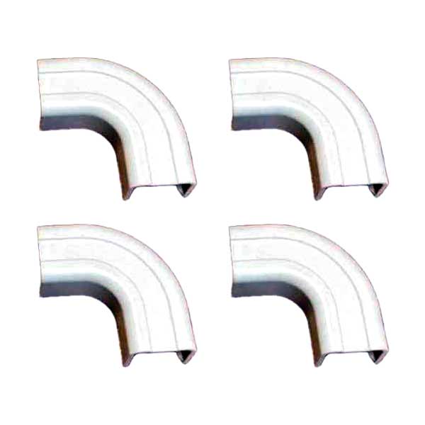 1-3/4" x 1" Outside Corner Raceway Connectors - White