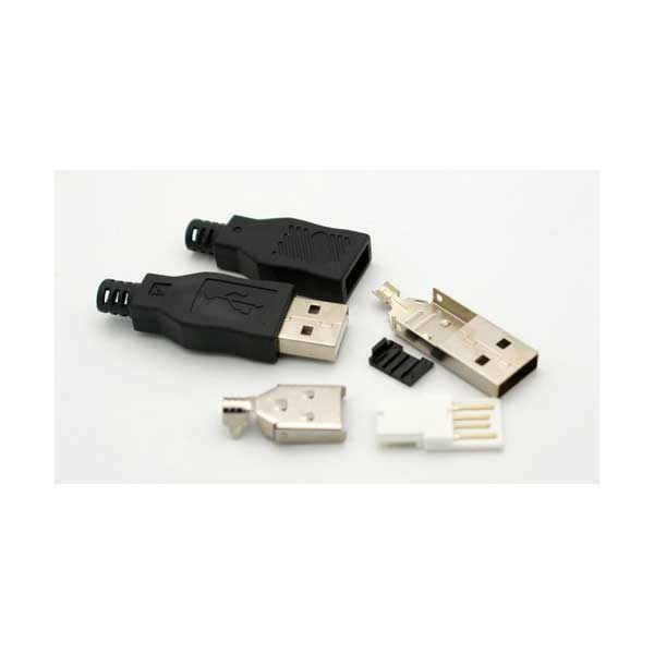 USB "A" MALE ASSEMBLY SOLDER P