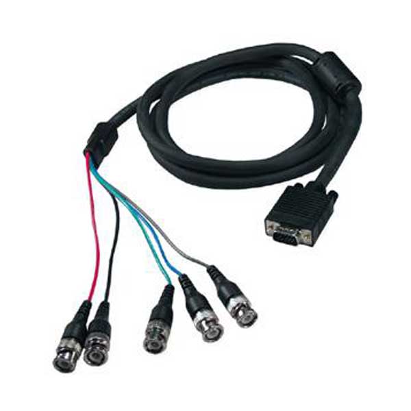 VGA to RGB Video Cables (PC/HDTV, 10FT.)