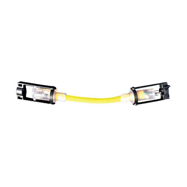 Voltec 04-00491 1' 5-15 Plug/Receptacle Multi-Purpose Cord Lock Adapte