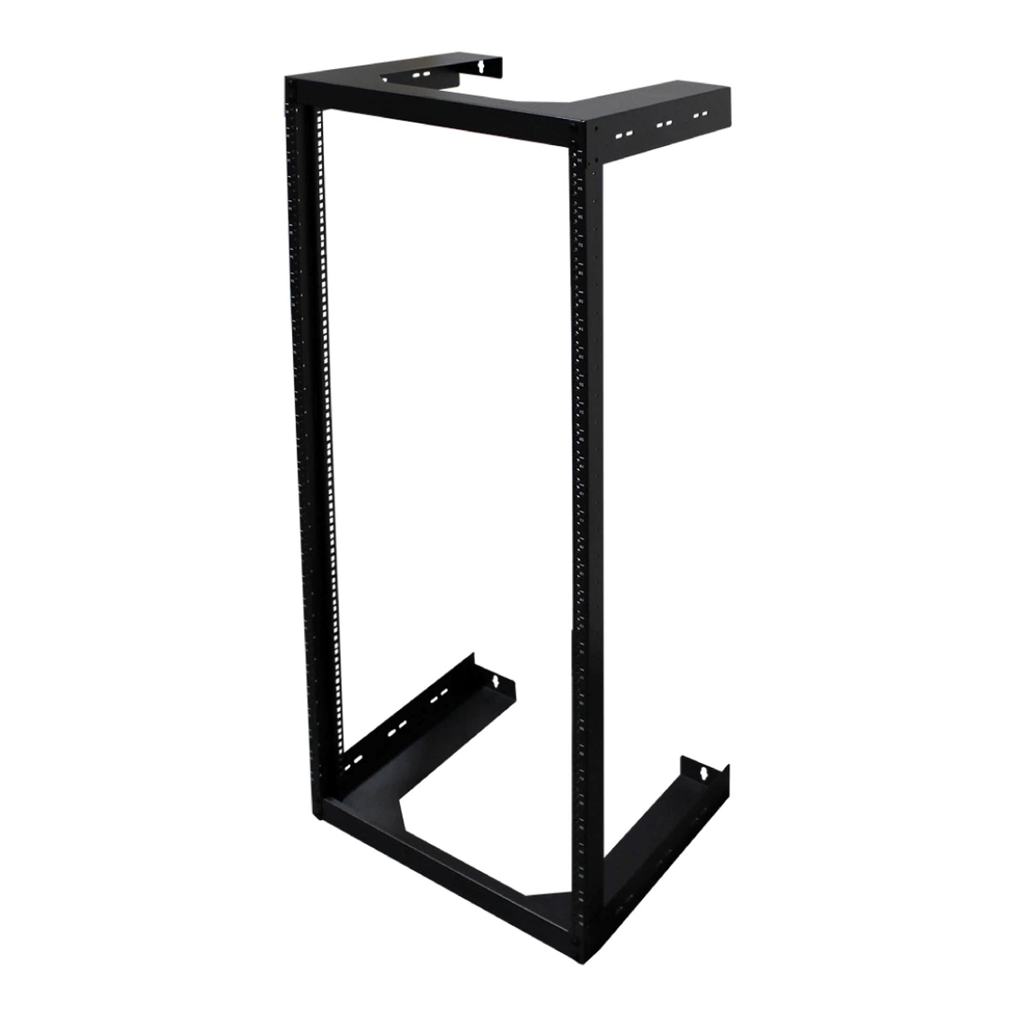 Wavenet WMR-30U-SW 30U 18" 2-Post Open Frame Wall Rack - Black