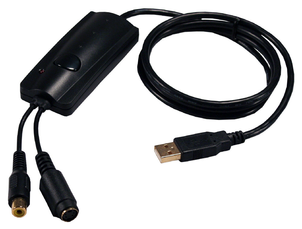 QVS USB-VIDEO 3ft USB to Video Capture Adaptor Cable